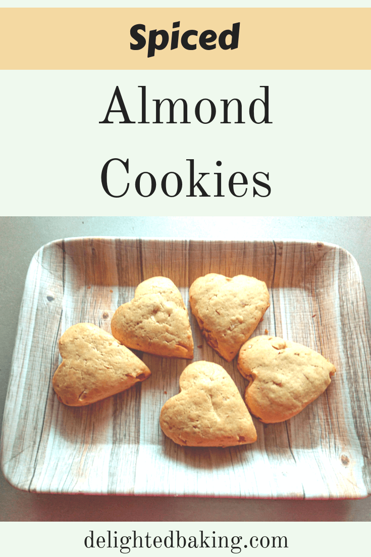 How to make the best eggless spiced almond cookies? - Delighted Baking
